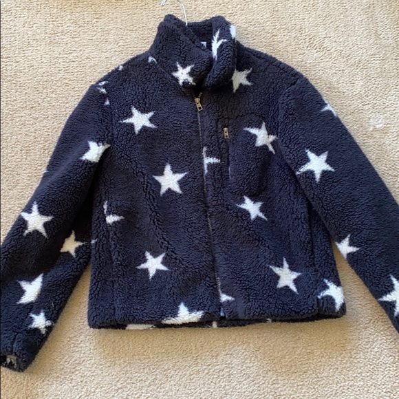 Jackets & Coats | Star Fuzzy Jacket | Poshmark